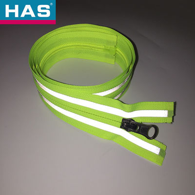 Waterproof Zippers with Reflective Stripe on 2 Side for Outdoor Jacket ...